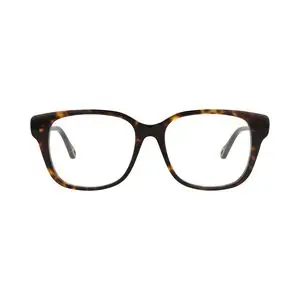Chloé Square-frame Recycled Acetate Optical Frames 'havana/transparent - Brown