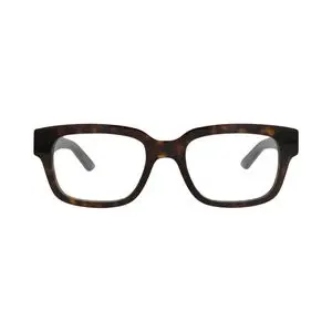Alexander McQueen Square-frame Recycled Acetate Optical Frames 'havana/transparent - Brown