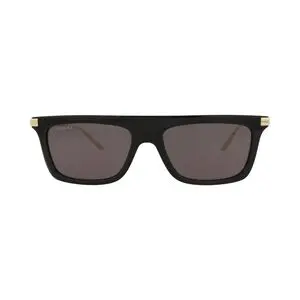 Gucci Square-frame Recycled Acetate Sunglasses /gold/grey - Black