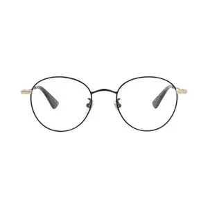Gucci Round-frame Metal Optical Frames /gold/transparent - Black