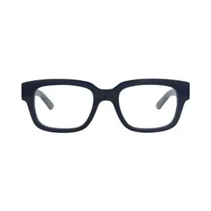 Alexander McQueen Square-frame Recycled Acetate Optical Frames /transparent - Blue