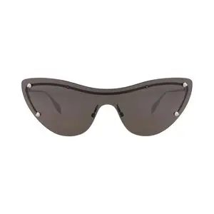 Alexander McQueen Cat Eye-frame Metal Sunglasses /grey - Silver
