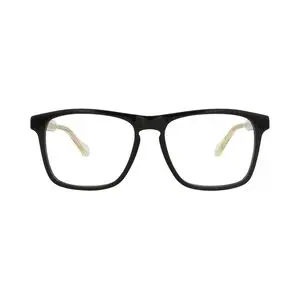 Gucci Square-frame Acetate Optical Frames /crystal/transparent - Black