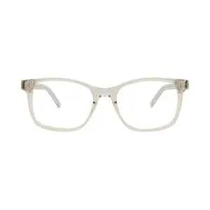 Saint Laurent Round-frame Recycled Acetate Optical Frames 'beige/transparent - Tan