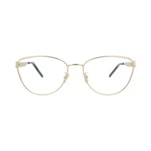 Saint Laurent Cat Eye-frame Metal Optical Frames /transparent - Gold