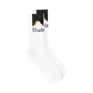 Rhude Moonlight Pista Sock /black/yellow - White