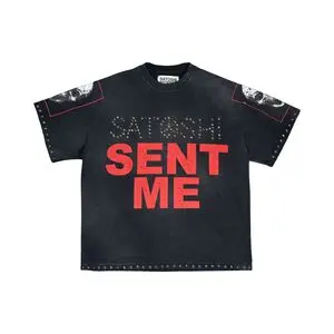 SATOSHI NAKAMOTO Washed' Graphic T-shirt
