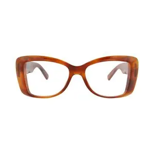 Gucci Square-frame Recycled Acetate Optical Frames 'havana/transparent - Brown