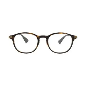 Gucci Round-frame Recycled Acetate Optical Frames 'havana/gold/transparent - Brown