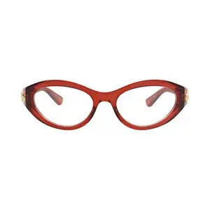 Gucci Cat Eye-frame Injection Optical Frames 'burgundy/transparent - Red
