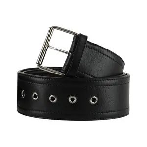 ALEXANDER MCQUEEN Wide Leather Belt 'black'