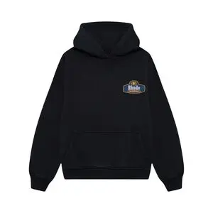 Rhude Safari Crest Hoodie /blue/red - Black