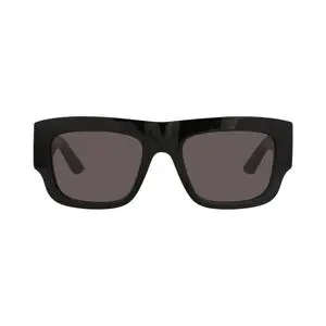 Alexander McQueen Square-frame Recycled Acetate Sunglasses /grey - Black