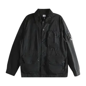 C.P. COMPANY Flatt Nylon Mixed Button Lens Jacket