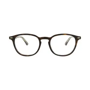 Gucci Round-frame Acetate Optical Frames 'havana/transparent - Brown