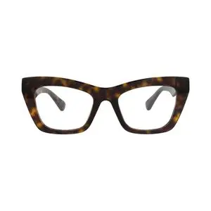 Bottega Veneta Cat Eye-frame Recycled Acetate Optical Frames 'havana/transparent - Brown