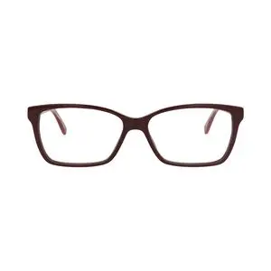 Gucci Square-frame Acetate Optical Frames 'burgundy/transparent - Red