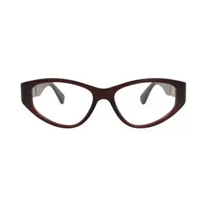 Bottega Veneta Cat Eye-frame Acetate Optical Frames 'burgundy/transparent - Red