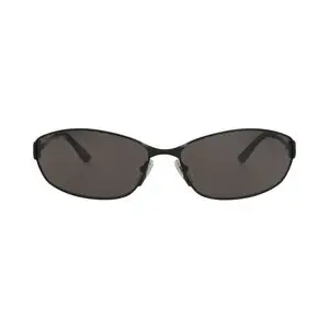 Balenciaga Square-frame Metal Sunglasses /grey - Black