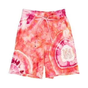 Amiri Tie & Dye Sweatshorts With Monogram Detail