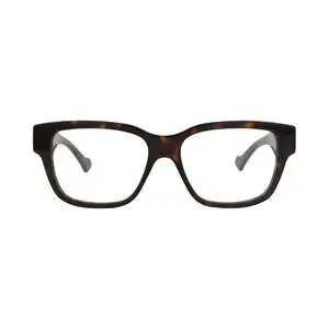 Gucci Square-frame Recycled Acetate Optical Frames 'havana/transparent - Brown