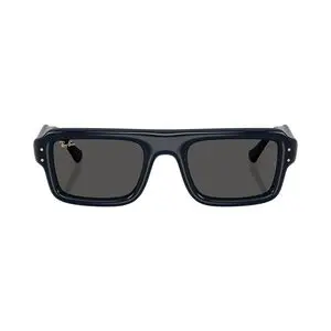 Ray-ban X A$ap Rocky Flacko Puffer 'transparent /dark Grey - Blue