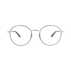 Gucci Round-frame Metal Optical Frames /gold/transparent - Black