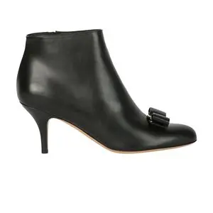 FERRAGAMO Wmns Vara Bow Ankle Boot - Black