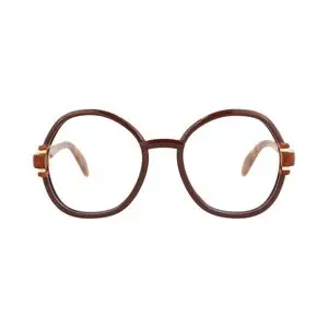 Gucci Round-frame Injection Optical Frames /havana/transparent - Brown