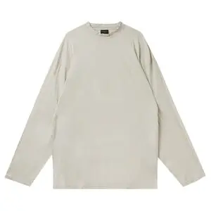 Balenciaga Long-sleeve Oversized Distressed T-shirt 'shell - Black