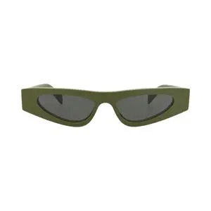 Gucci Cat Eye-frame Recycled Acetate Sunglasses /grey - Green
