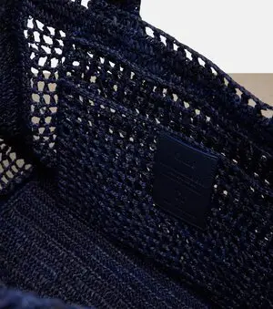 Chloé Raffia East-west Tote Bag - Blue
