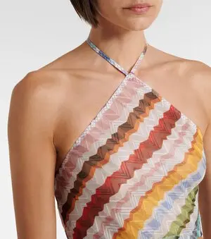 Missoni Halterneck Crop Top