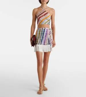 Missoni Halterneck Crop Top