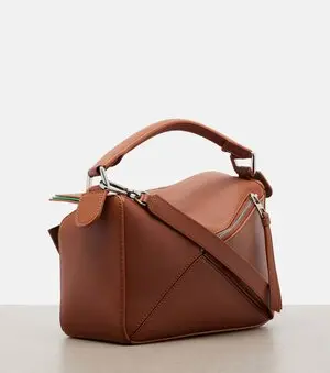 Loewe Puzzle Small Layered Top-handle Bag - Brown