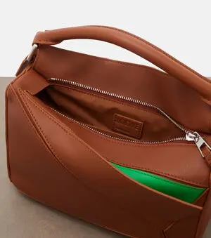 Loewe Puzzle Small Layered Top-handle Bag - Brown