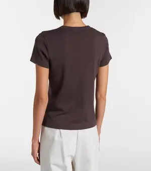 Vince 90s Shrunken Cotton-blend T-shirt