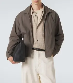 FRAME Cotton-blend Zip-up Jacket