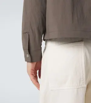 FRAME Cotton-blend Zip-up Jacket