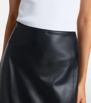 Vince Leather Pencil Skirt