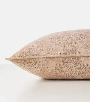 MAISON DE VACANCES Cotton-blend Jacquard Cushion