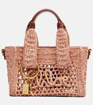 Chloé Raffia Top-handle Bag