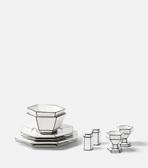 SERAX Carte Blanche Porcelain Breakfast Set Annebet Philips - White