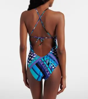 Emilio Pucci Vivara Open-back Swimsuit