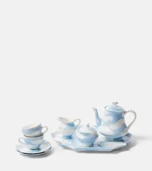 SERAX Les Objets Mouleversants Perle Fine Tea Set Wouters & Hendrix - Blue