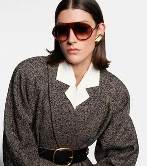 Chloé Aviator Sunglasses - Brown
