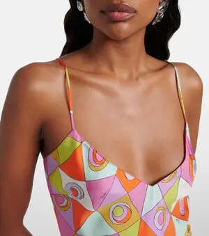 Emilio Pucci Occhi" Silk Twill Camisole