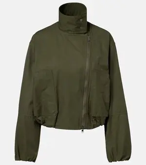 Vince Cotton-blend Zip-up Jacket