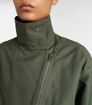 Vince Cotton-blend Zip-up Jacket