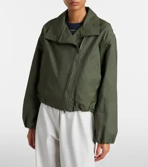 Vince Cotton-blend Zip-up Jacket